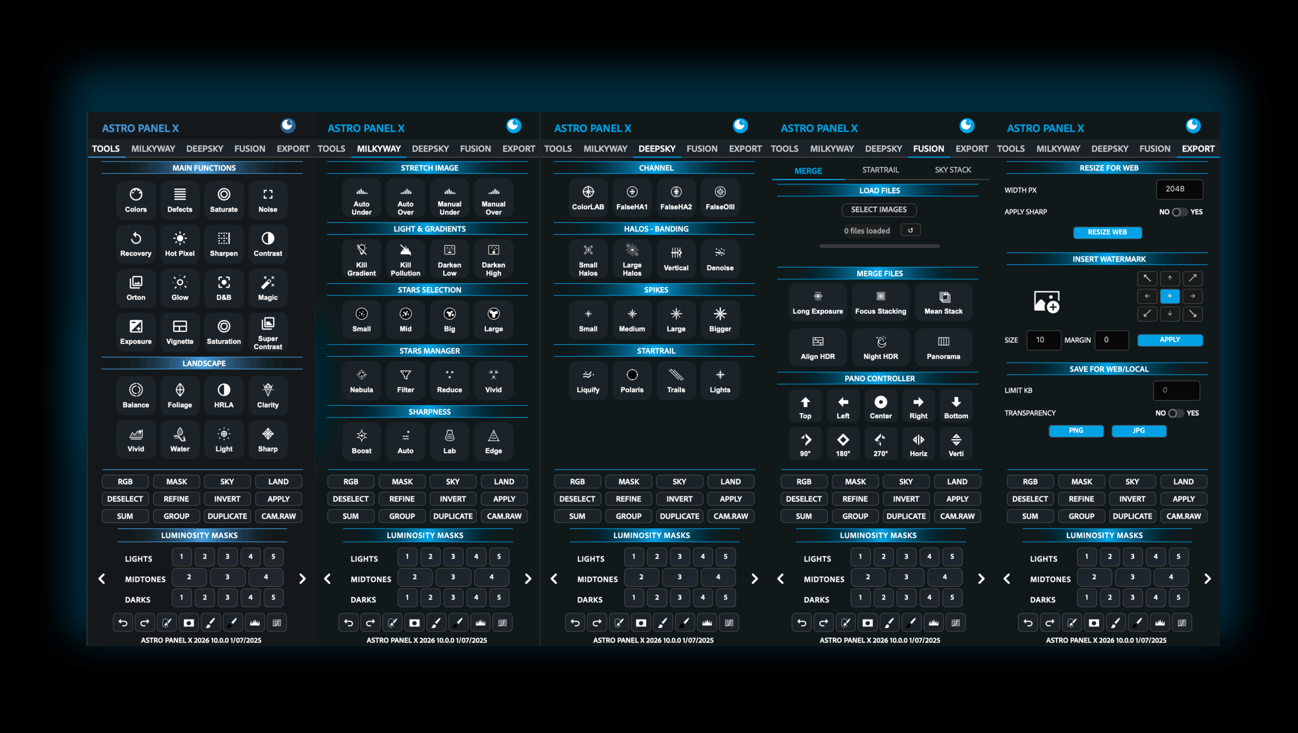 Astro Panel X 2026- Plug-in for Adobe Photoshop CC – Windows / Apple M1 ...